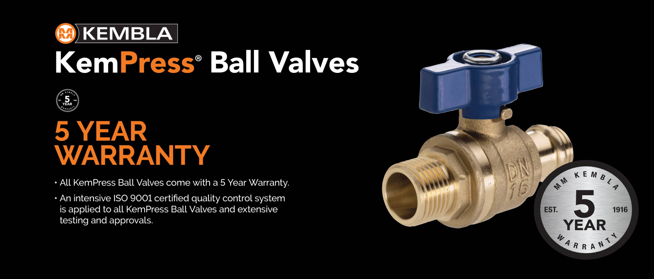 Kembla KemPress Ball Valves - MM Brands